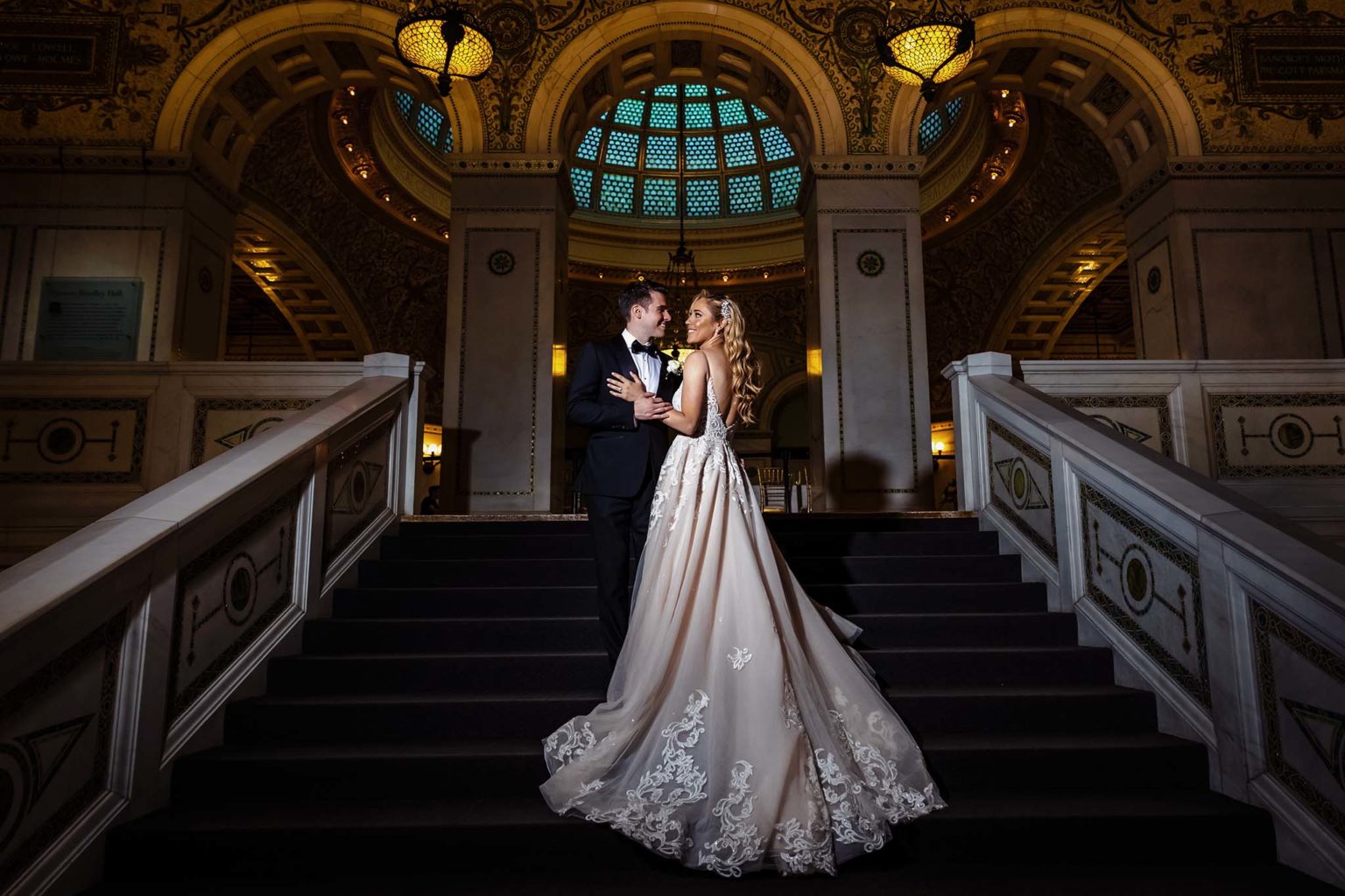 Downtown Chicago wedding / Denise & Yan | Chicago Wedding Photographer ...